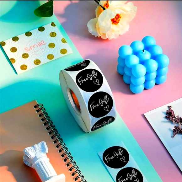 Office | 50 New Free Gift Stickers Black | Poshmark